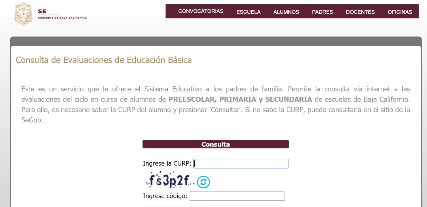 Consulta de Calificaciones BC 《2023 - 2024》 SEP