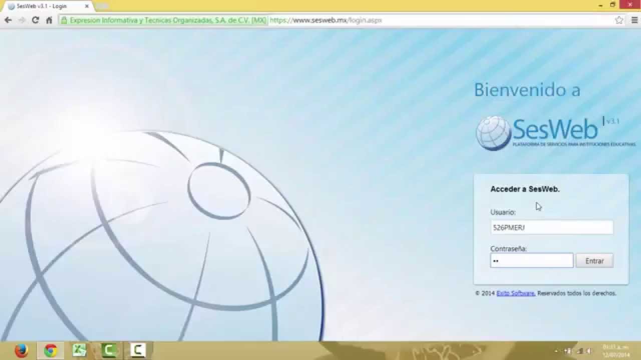 SESWEB: Login de Acceso a la Plataforma 2025