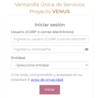 Proyecto VENUS 2025: Ventanilla Única de Servicios